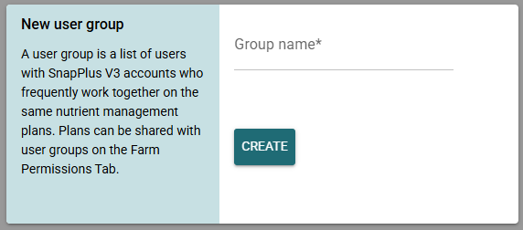 User groups | SnapPlus V3 Help